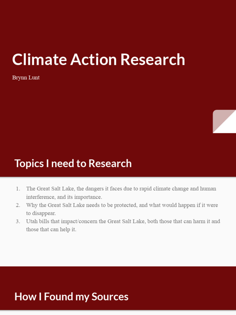 p-2 Climate Action Research-2 | PDF | Utah | Environmental Science