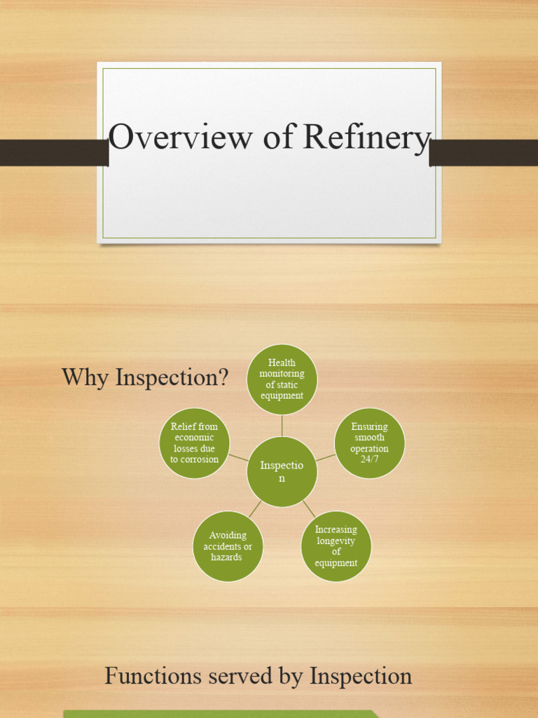 Overview of Refinery | PDF | Cracking (Chemistry) | Oil Refinery
