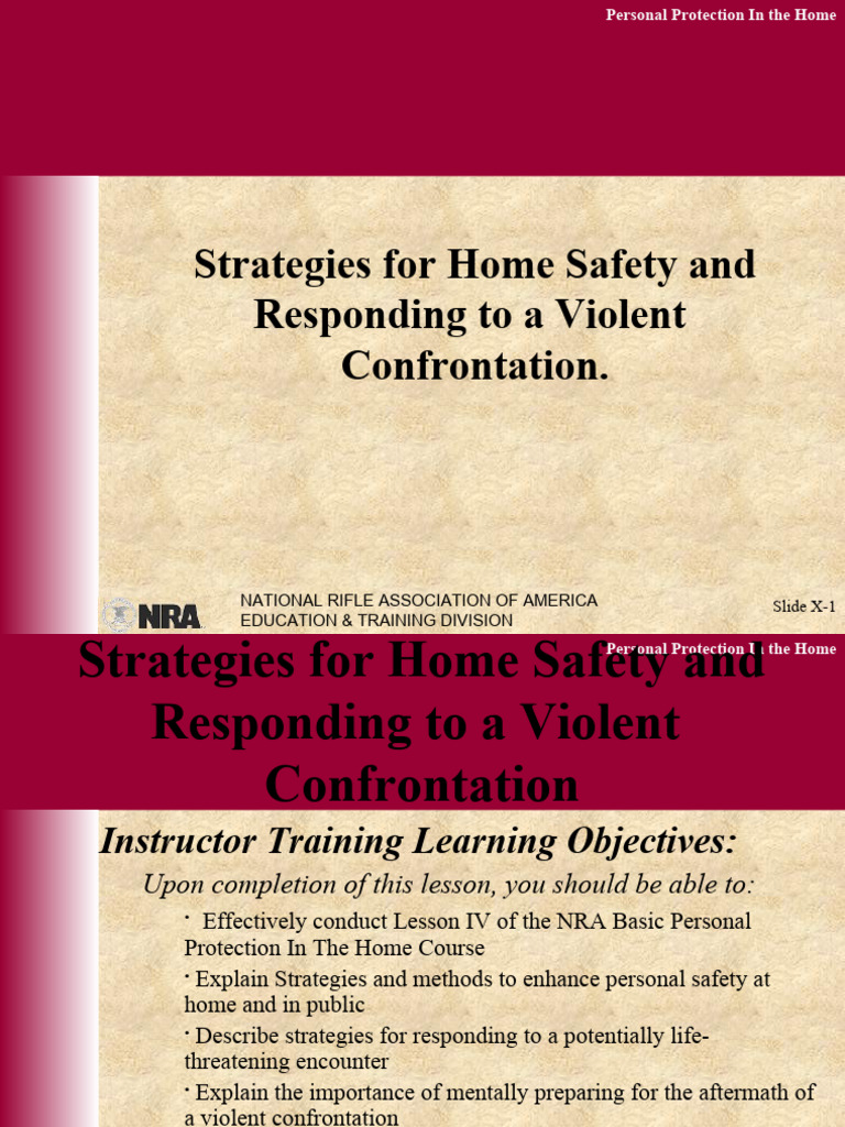 e. PPITH X lesson IV | PDF | National Rifle Association | Projectile ...