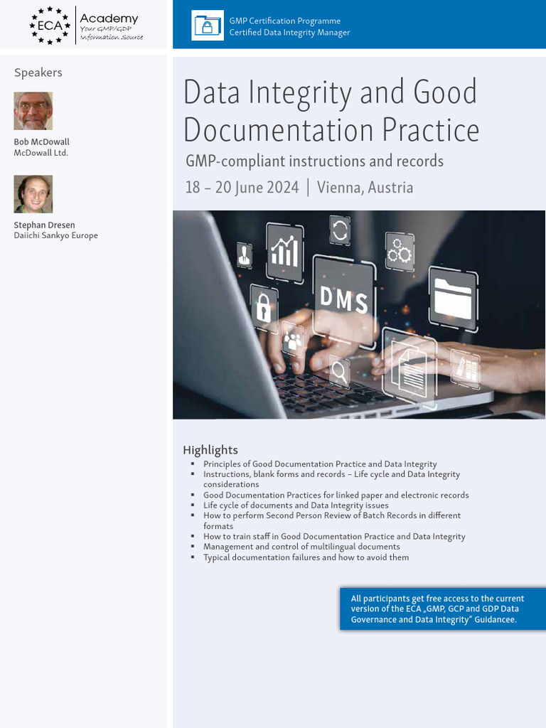 Data Integrity in Documentation Practices | PDF | Receipt | Accounts ...