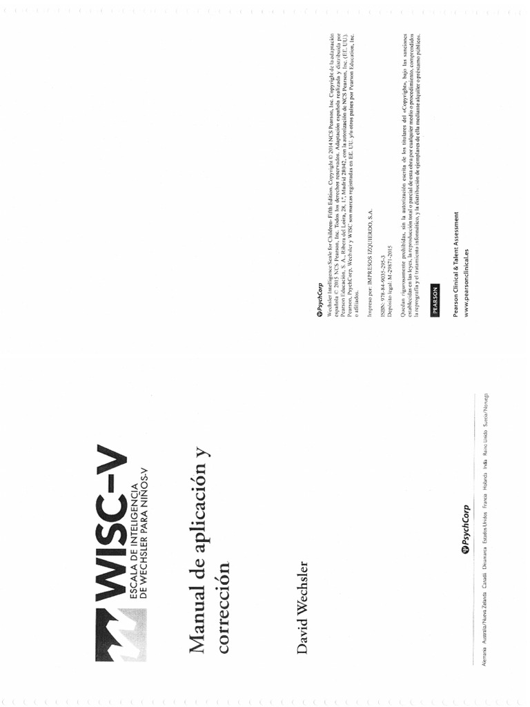 Manual WISC Imp | PDF