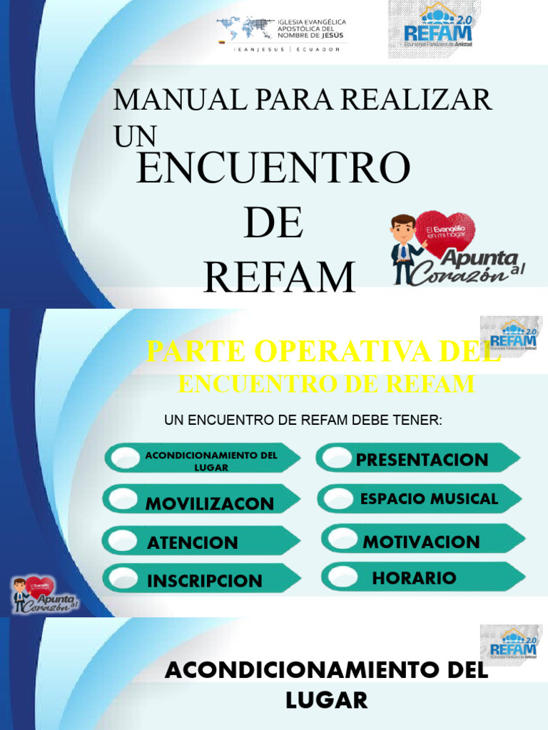 Como Realizar Un Encuentro de Refam | PDF
