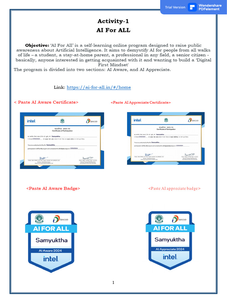 AI portfolio with pics | PDF | Artificial Intelligence | Intelligence ...
