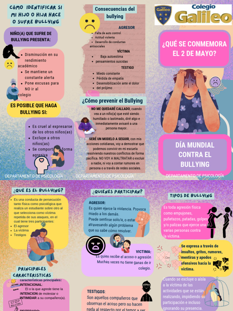 Triptico Bullying | PDF | Agresión | Violencia