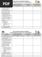 3-Year Barangay Development Plan Template | PDF