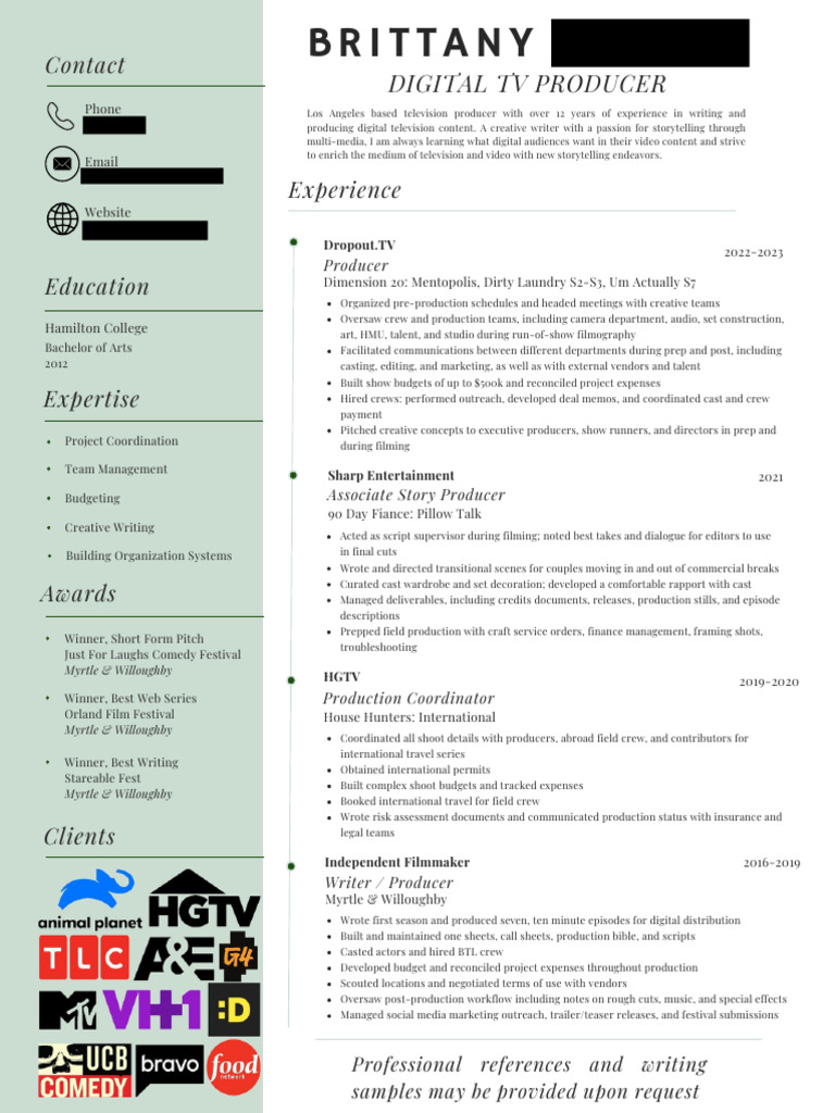 Brittany NewResume Redacted | PDF