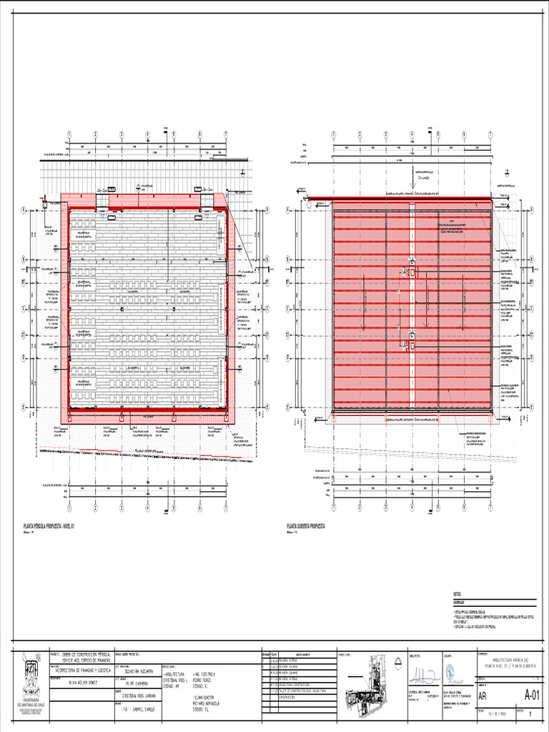 03 A 01 Arquitectura B Sica A Planta Nivel 01 Planta Cubi | PDF