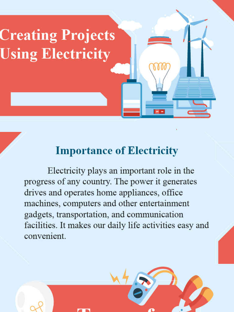 Creating Projects Using Electricity | PDF | Electricity | Electric Current