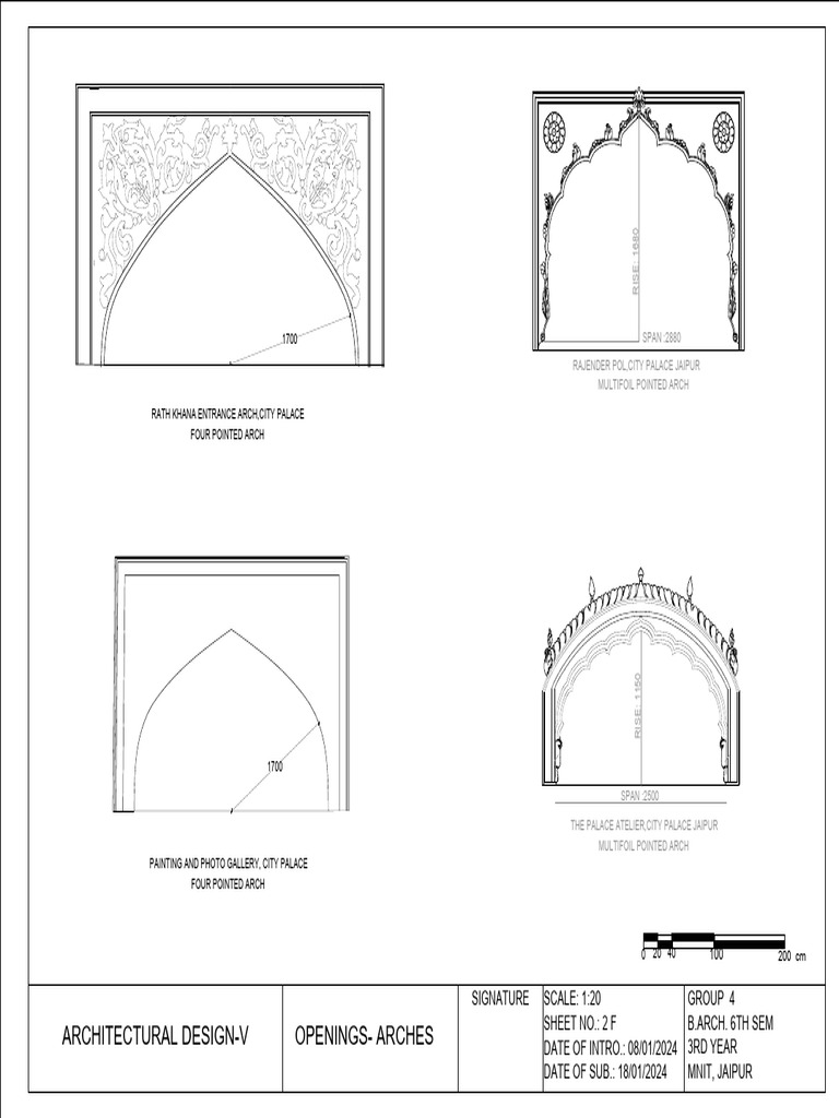 Architectural Design-V Openings-Arches | PDF