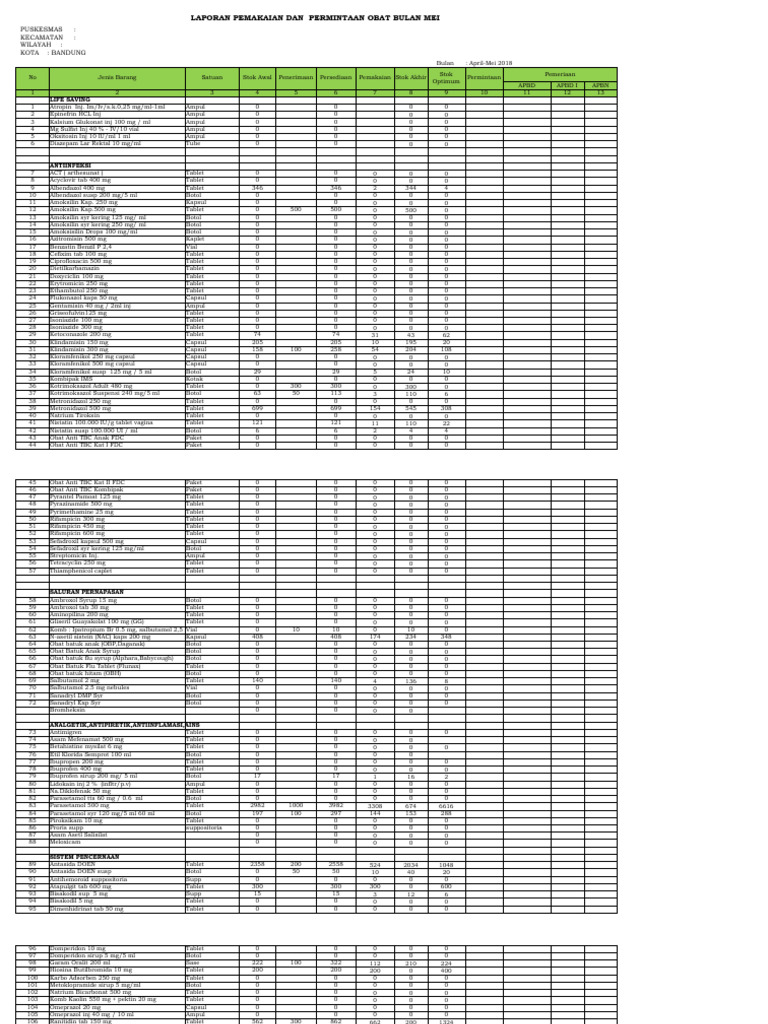 LPLPO Contoh | PDF | Drugs | World Health Organization