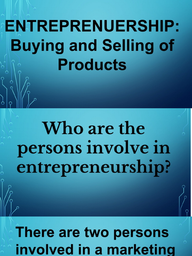 Lesson 2 Buying and Selling | PDF