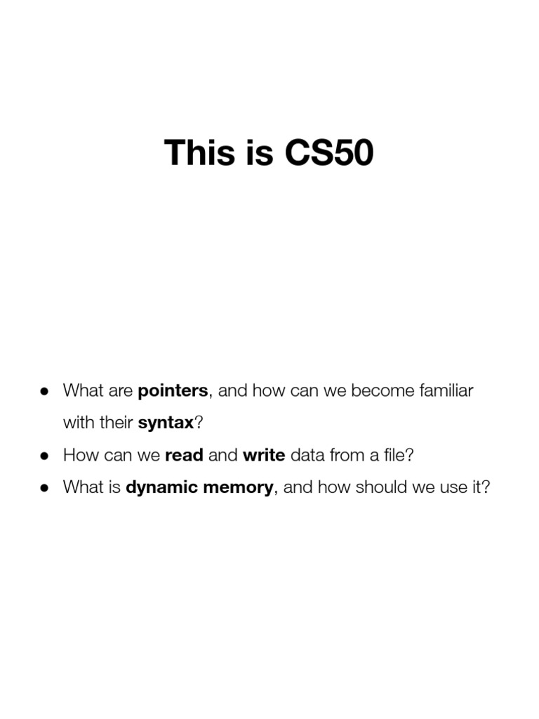 Section 4 Memory Pdf Pointer Computer Programming Integer Computer Science
