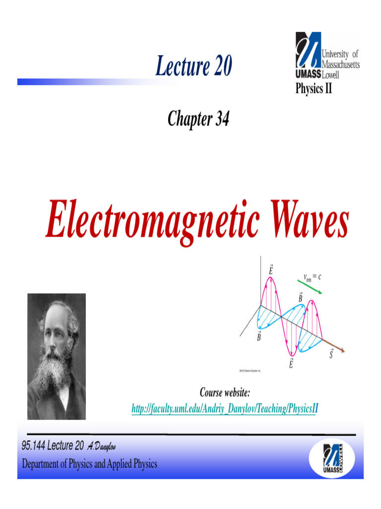 Electromagnetic Waves | Download Free PDF | Polarization (Waves) | Waves