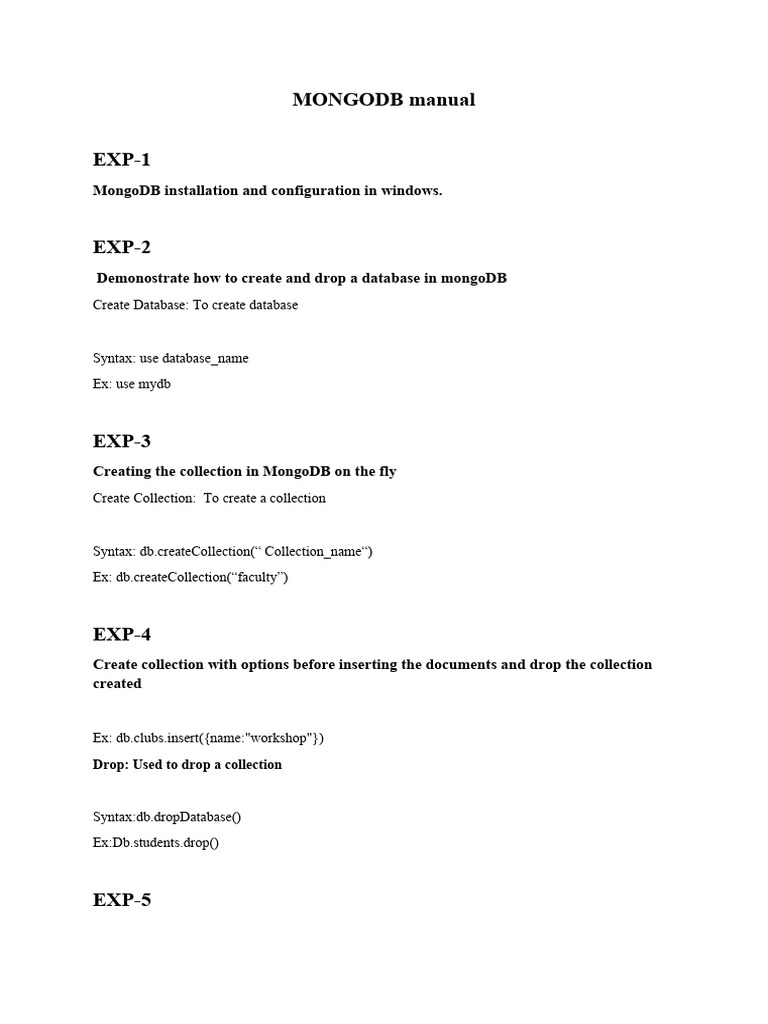 Mongo DB | Download Free PDF | Mongo Db | Information Retrieval