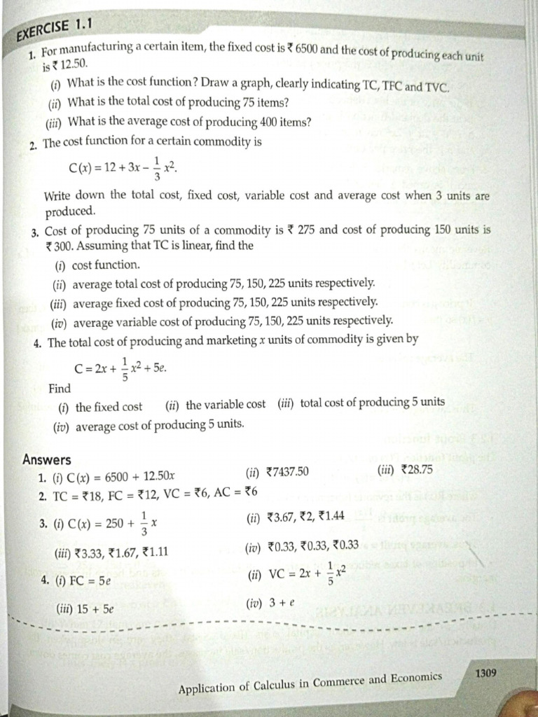 Section C | Download Free PDF | Average Cost | Economies