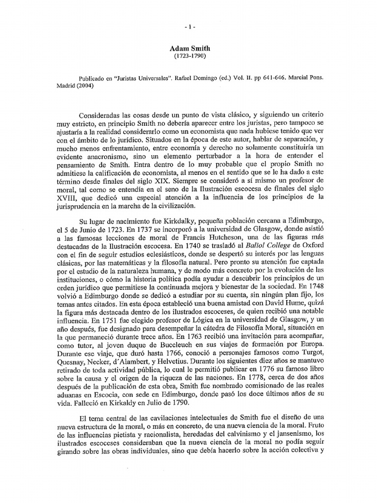 Adam Smith | PDF
