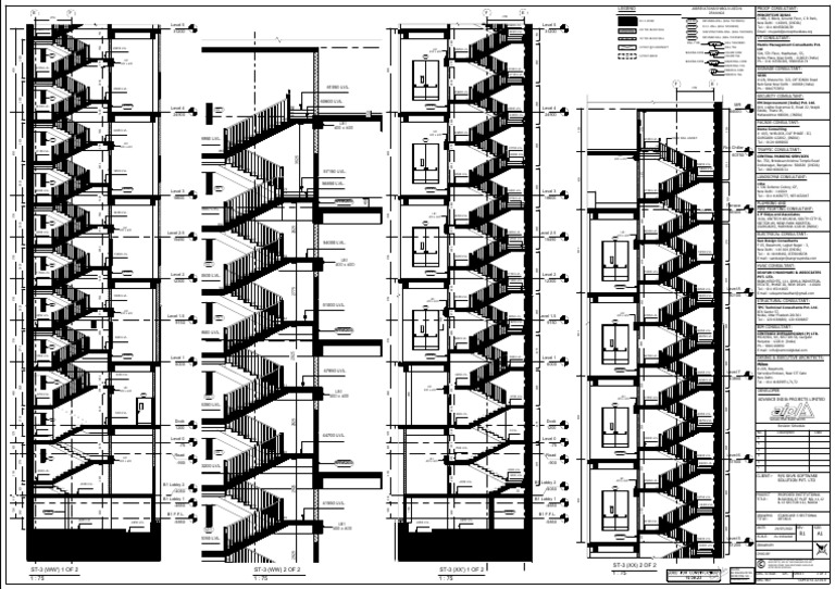 COM-A-51-ZZ-03-b - STAIRCASE-3 SECTIONAL DETAILS | PDF | Building ...