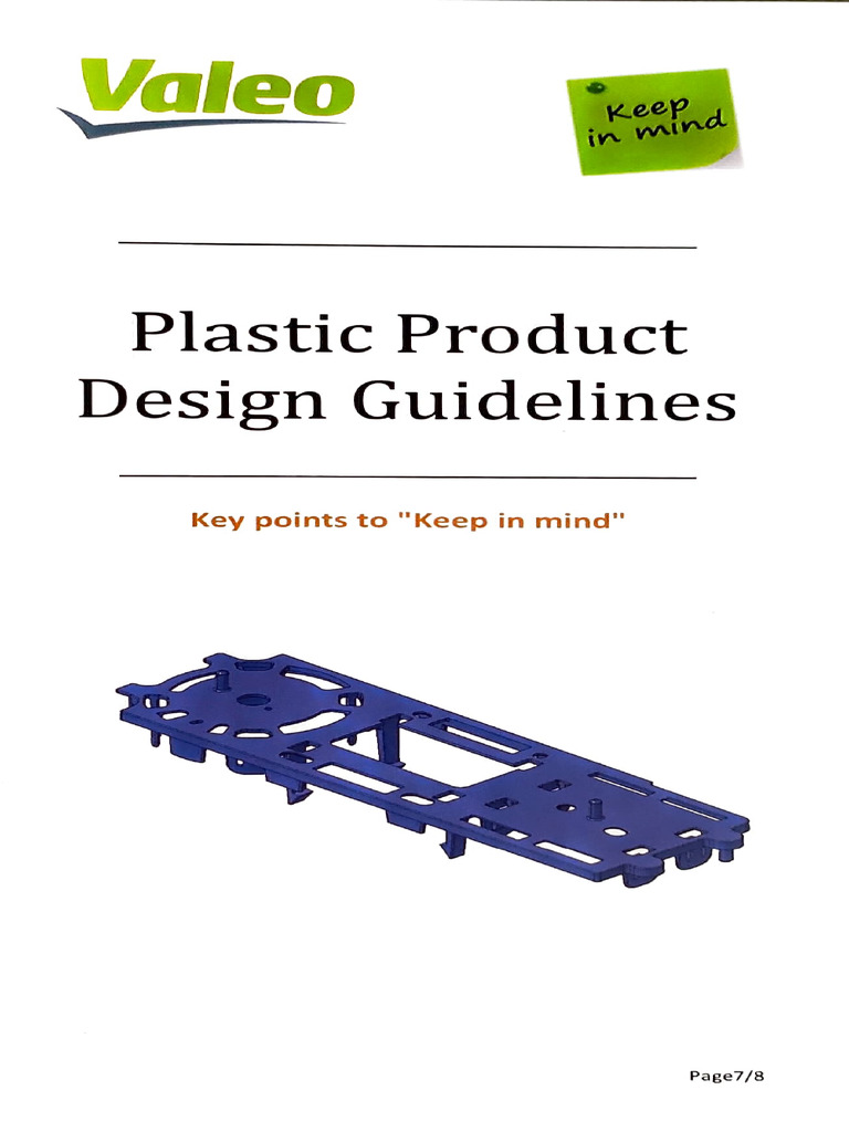 Plastic Product Design Guidelines | PDF | Secondary Sector Of The ...