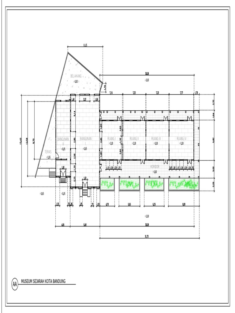Denah Museum Sejarah Kota Bandung | PDF