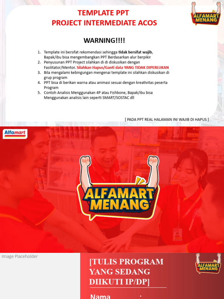 Template PPT DP & Ip Acos 2023 | PDF | Bisnis | Komputer