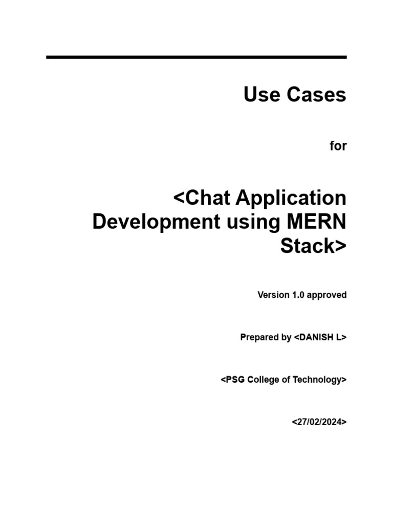 Use Case Template | PDF | Use Case | Systems Engineering