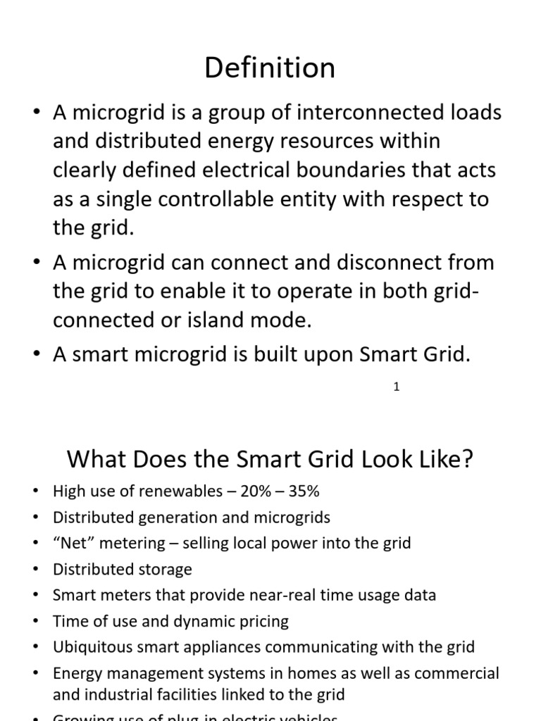 Smart Microgrid | PDF | Distributed Generation | Electrical Grid