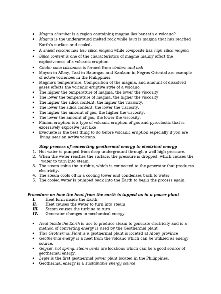 3rd-Quarter-reviewer | PDF | Magma | Volcano