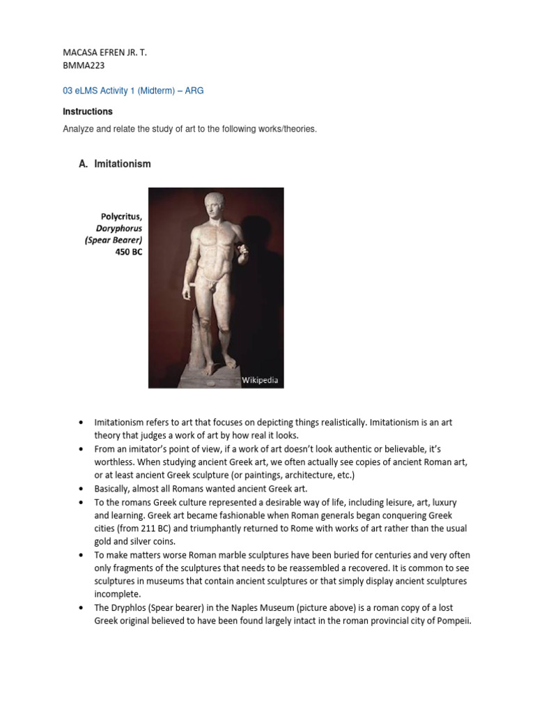 MACASA_03 eLMS Activity 1 (Midterm)-ARTap | PDF