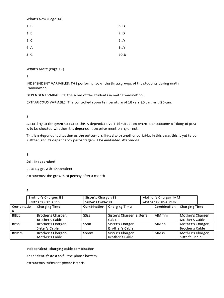 PR2 Week 3 | PDF | Level Of Measurement | Cognition