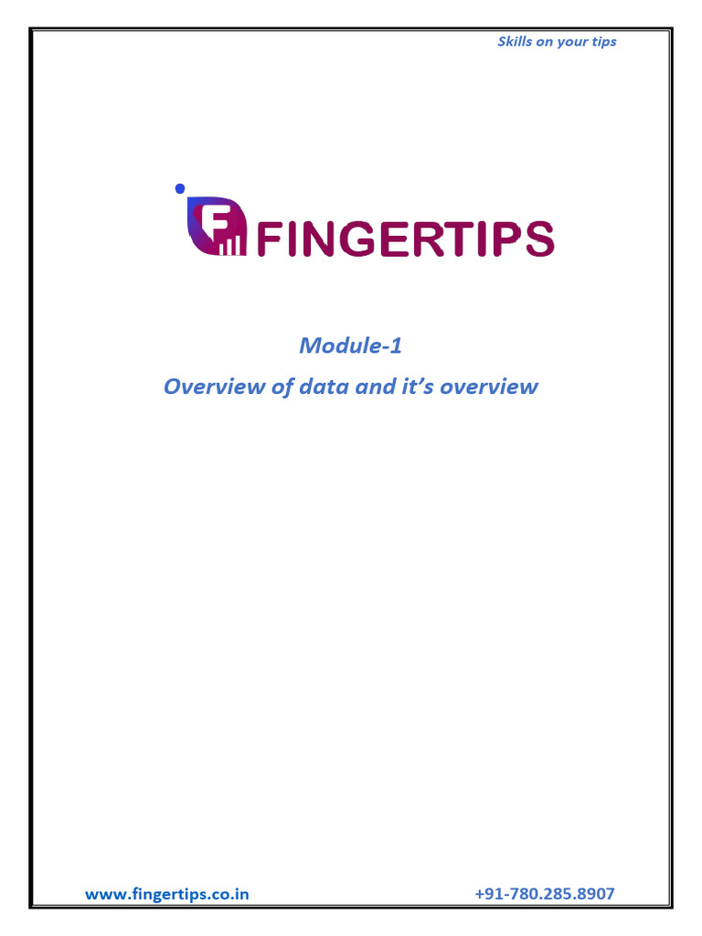 Statistics_Fundament | PDF | Databases | Data