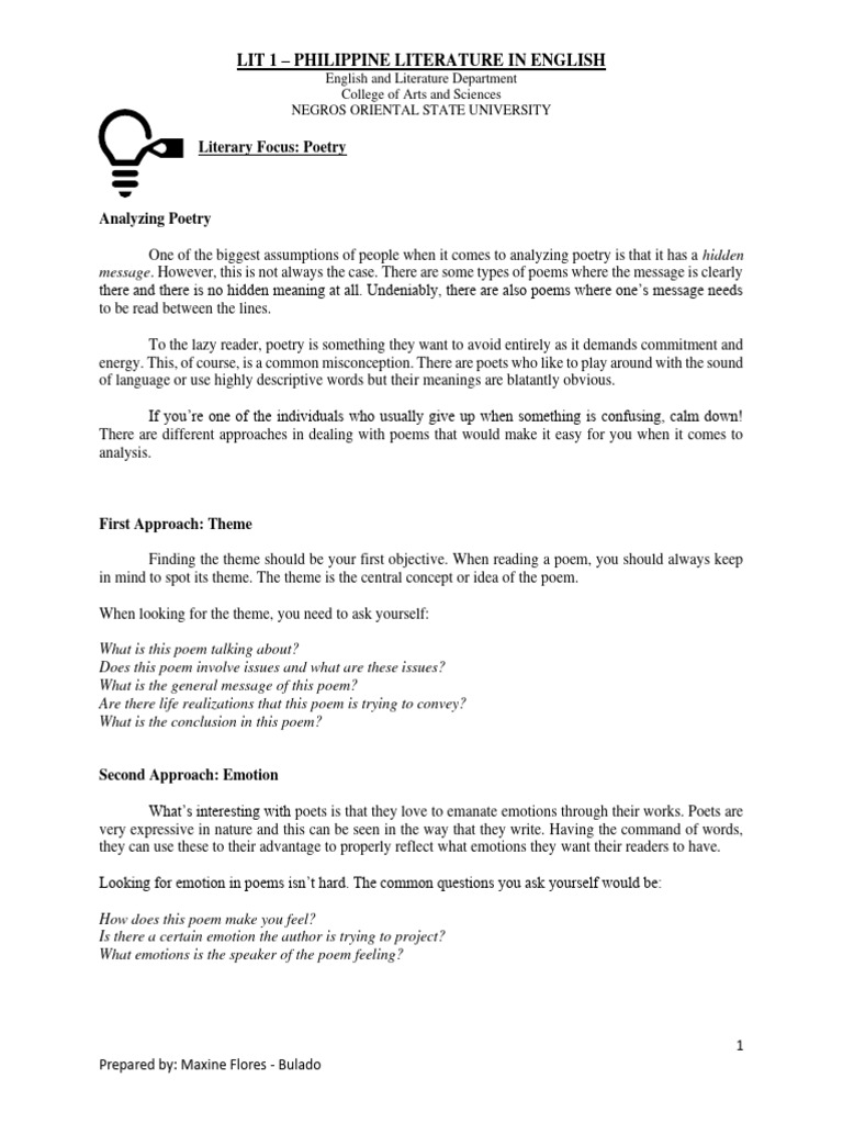 Poetry Analysis - Spanish Period - FINAL | PDF | Poetry | Linguistics