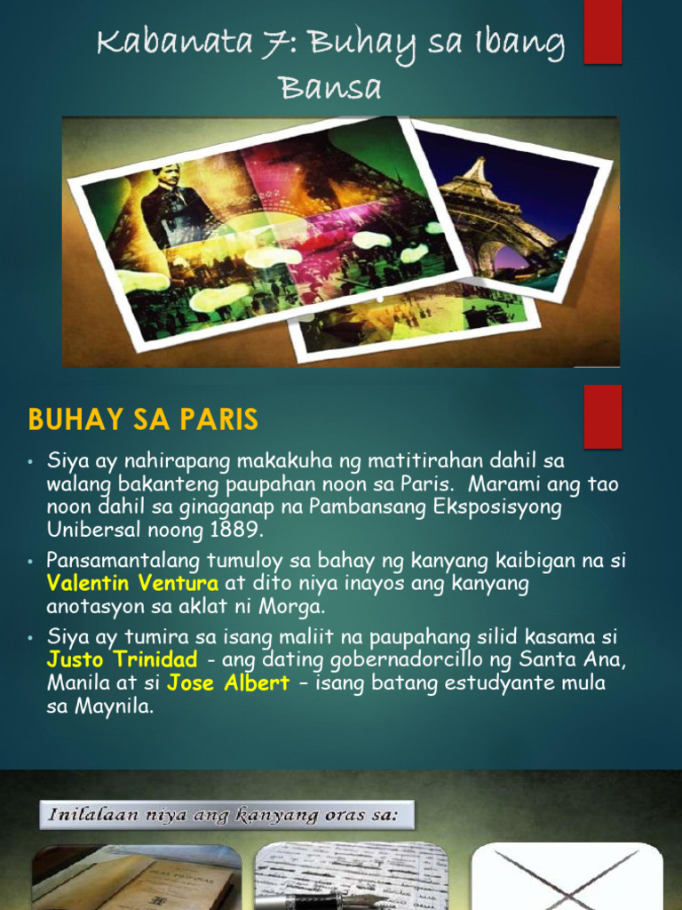 Kabanata 7.1 Buhay Sa Ibang Bansa Paris To Brussels | PDF