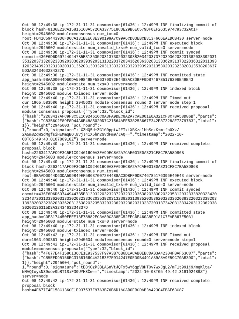 Chain Log | PDF | Computing | Communications Protocols