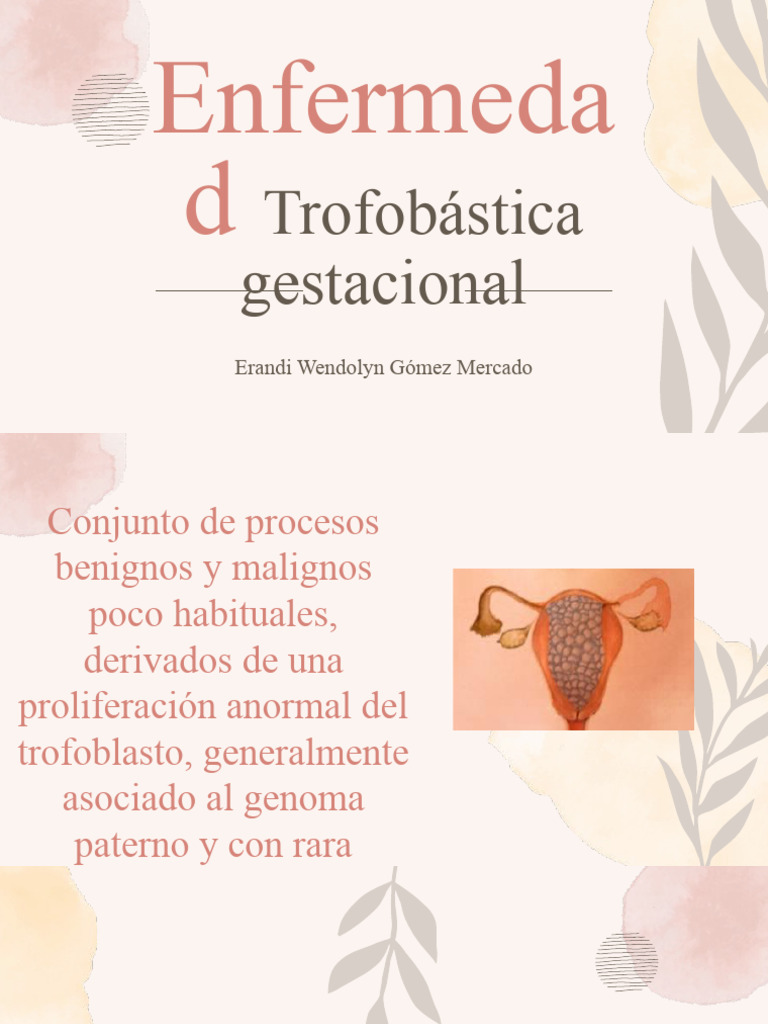 Enfermedad Trofoblástica Gestacional | PDF | Especialidades Medicas ...