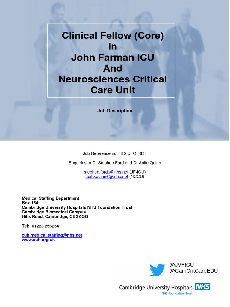 180-CFC-4634 - Clinical Fellow - Core JD (Nov 23) | PDF | Intensive ...