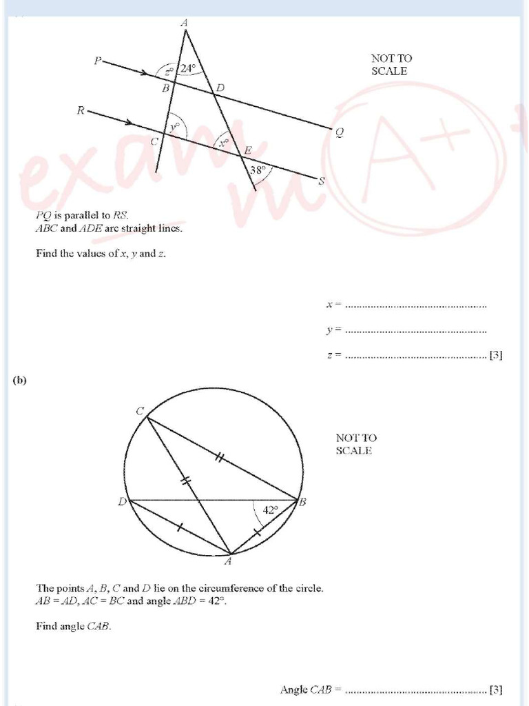 Revision Maths CHPT 4 | PDF