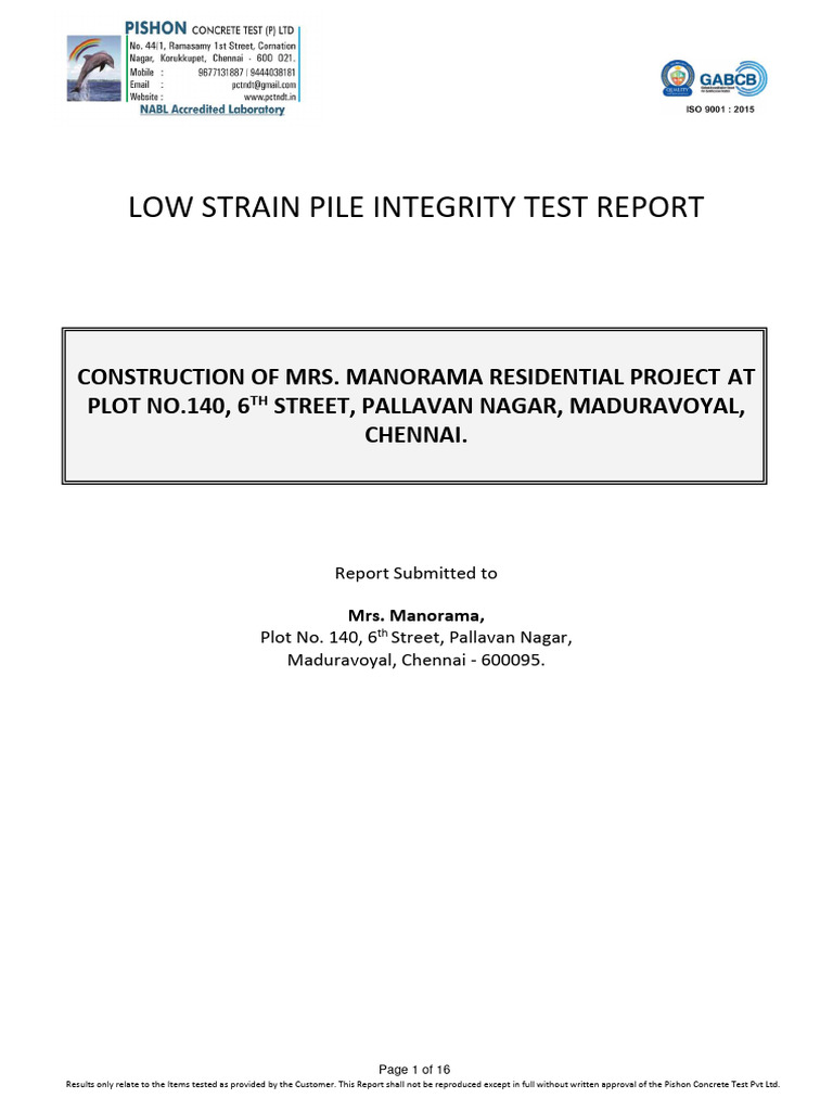 PIT - Report - 02 | PDF | Deep Foundation | Waves