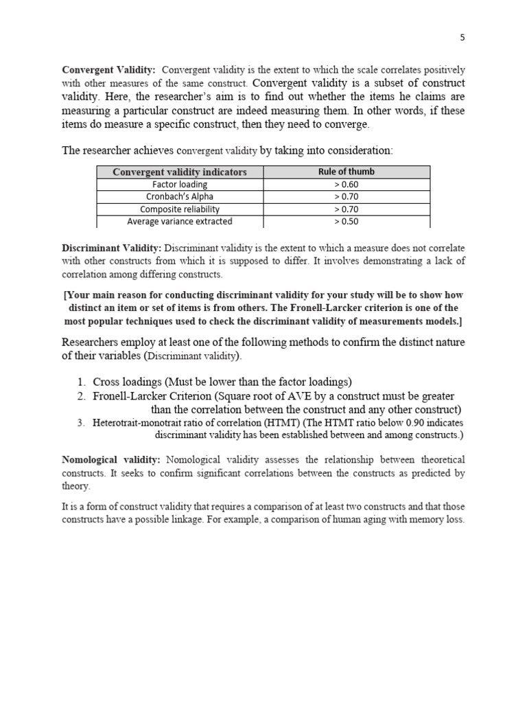 Reliability and Validity | PDF | Validity (Statistics) | Psychometrics