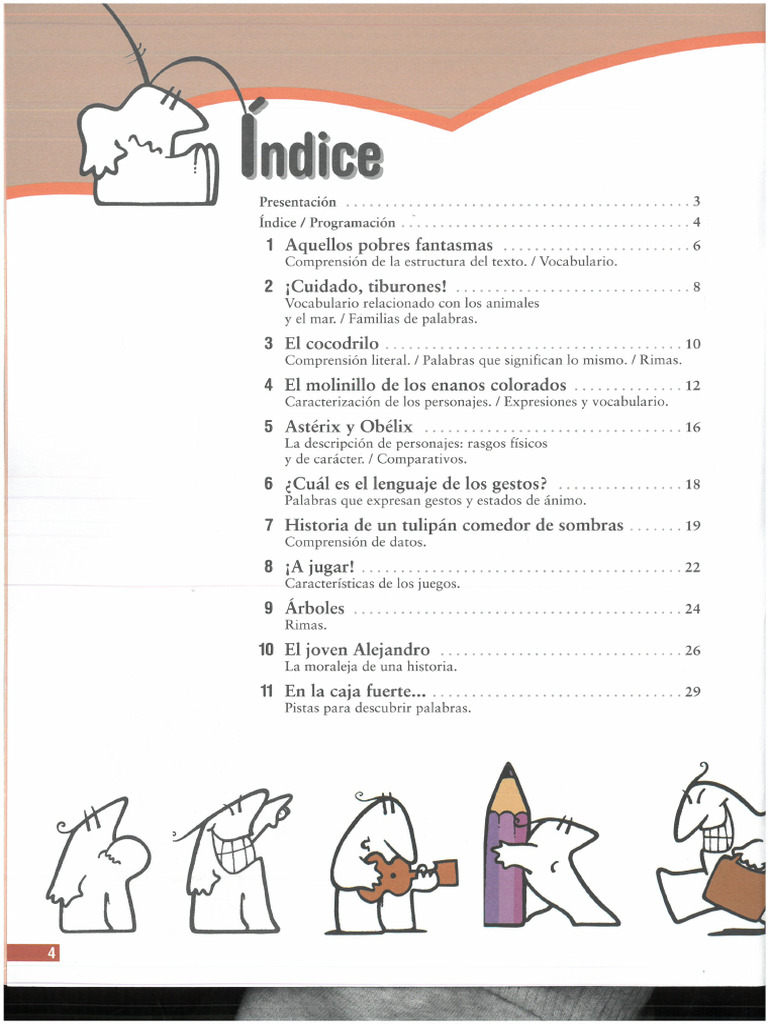 Comprensión Lectora De 4 Parte 1 Pdf