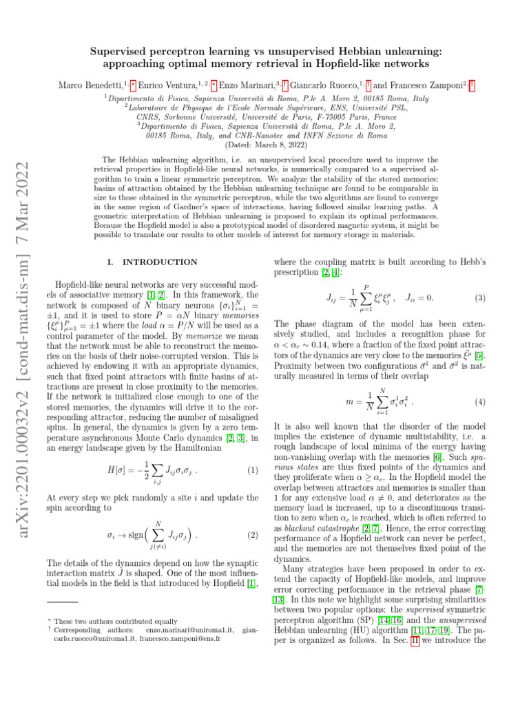 2201.00032v2 | PDF | Matrix (Mathematics) | Mathematical Optimization