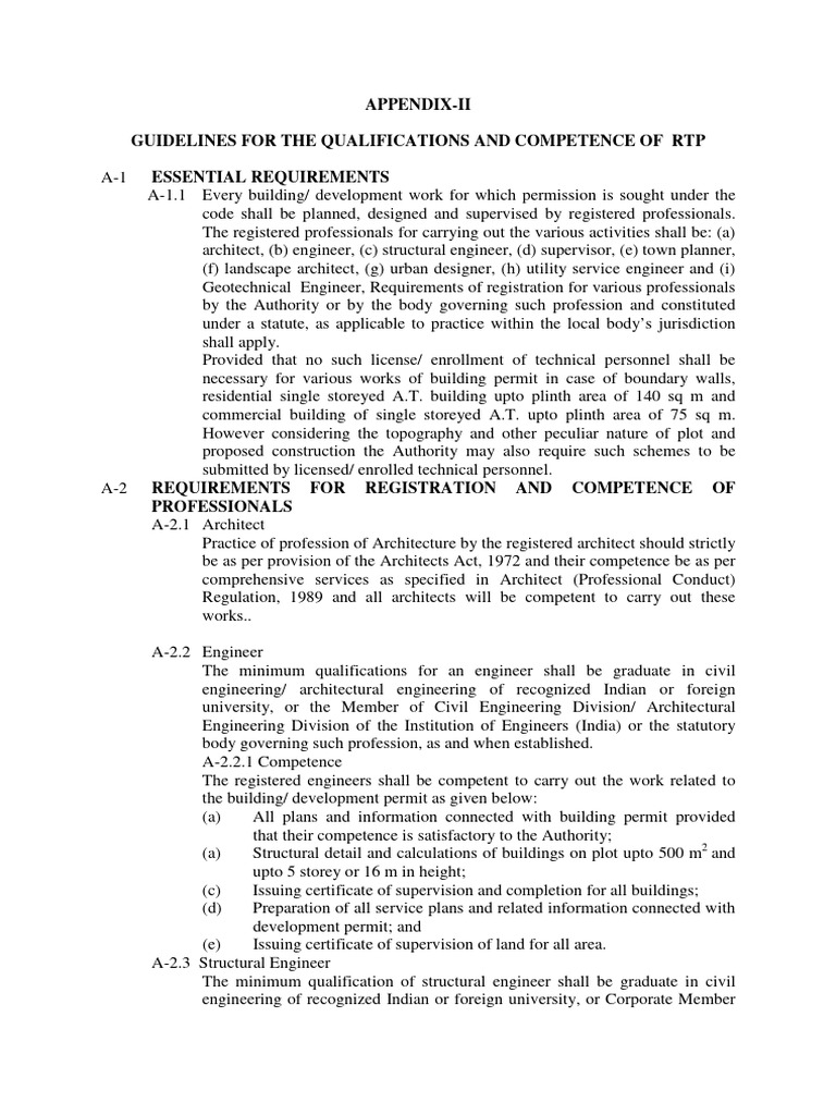 RTP Enrollment Guideline | PDF | Engineer | Architect