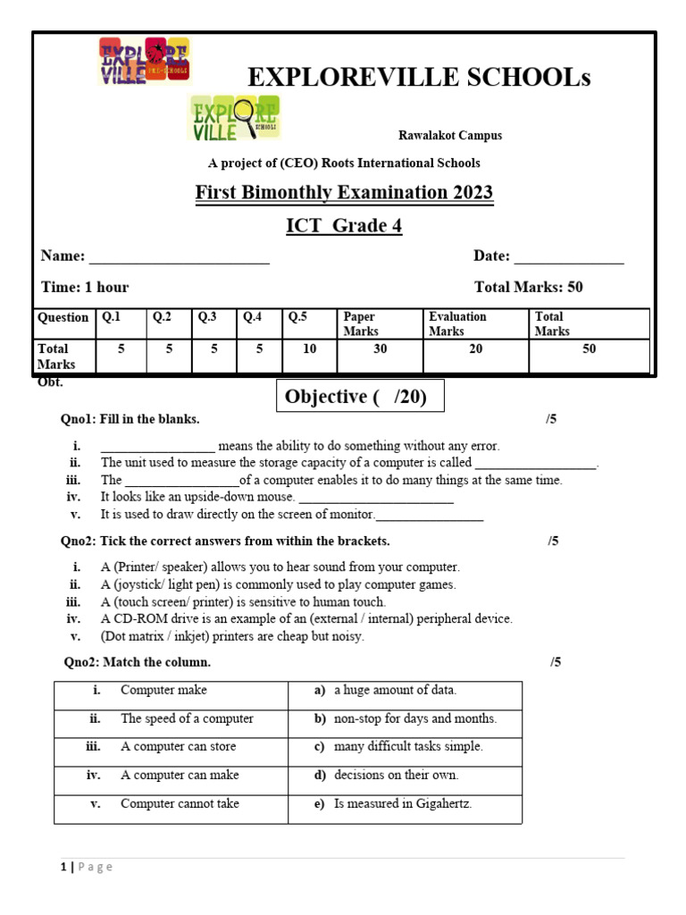 Ict | PDF | Input/Output | Printer (Computing) Ict | PDF | Input/Output | Printer (Computing)