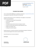 Driver Experience Certificate Format 3 | PDF