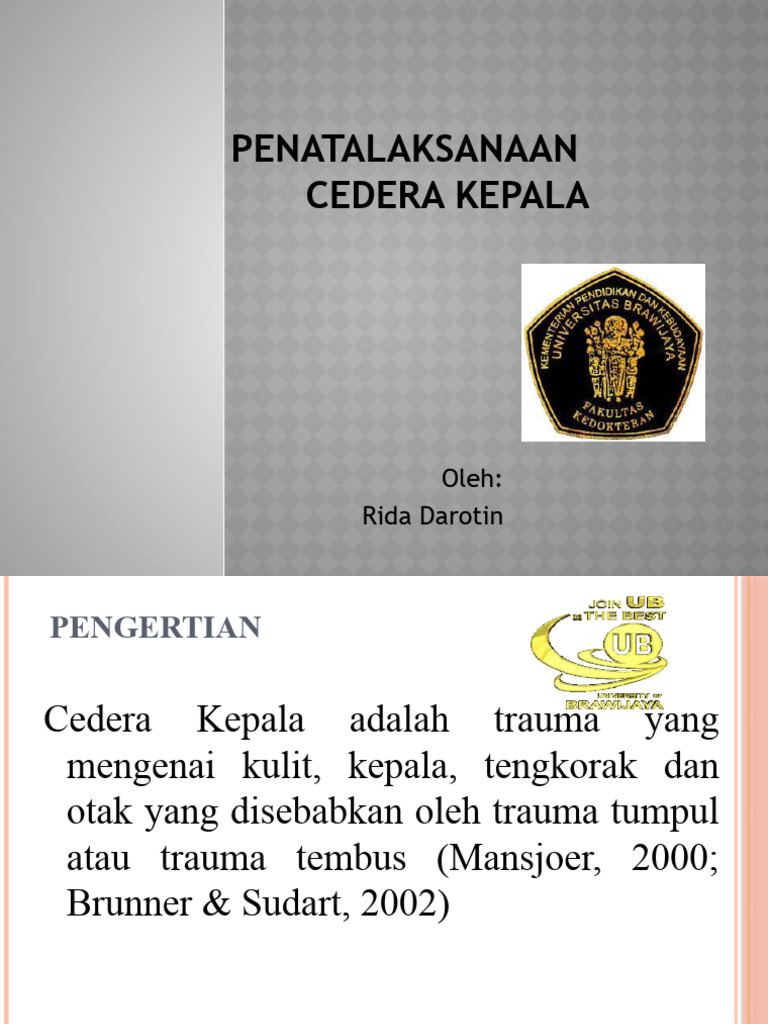 Askep Penatalaksanaan Cedera Kepala | PDF