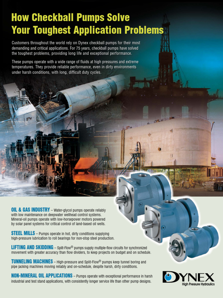 Checkball Pump Benfits | PDF | Pump | Mechanical Engineering