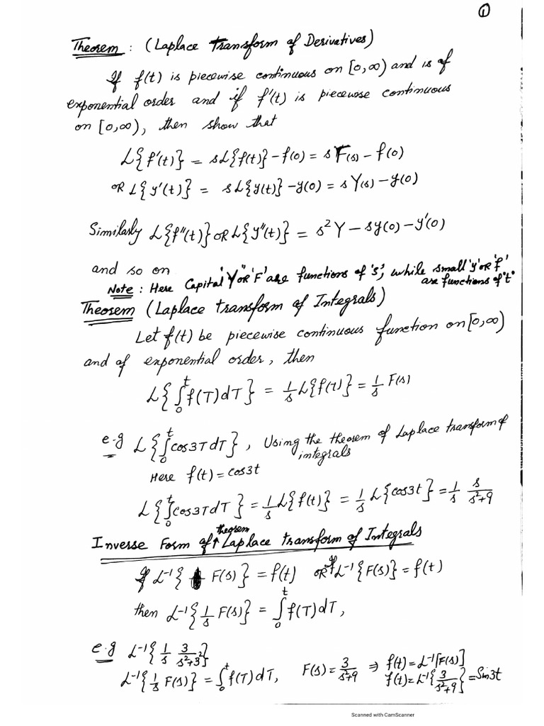 Laplace Transform 2 | PDF