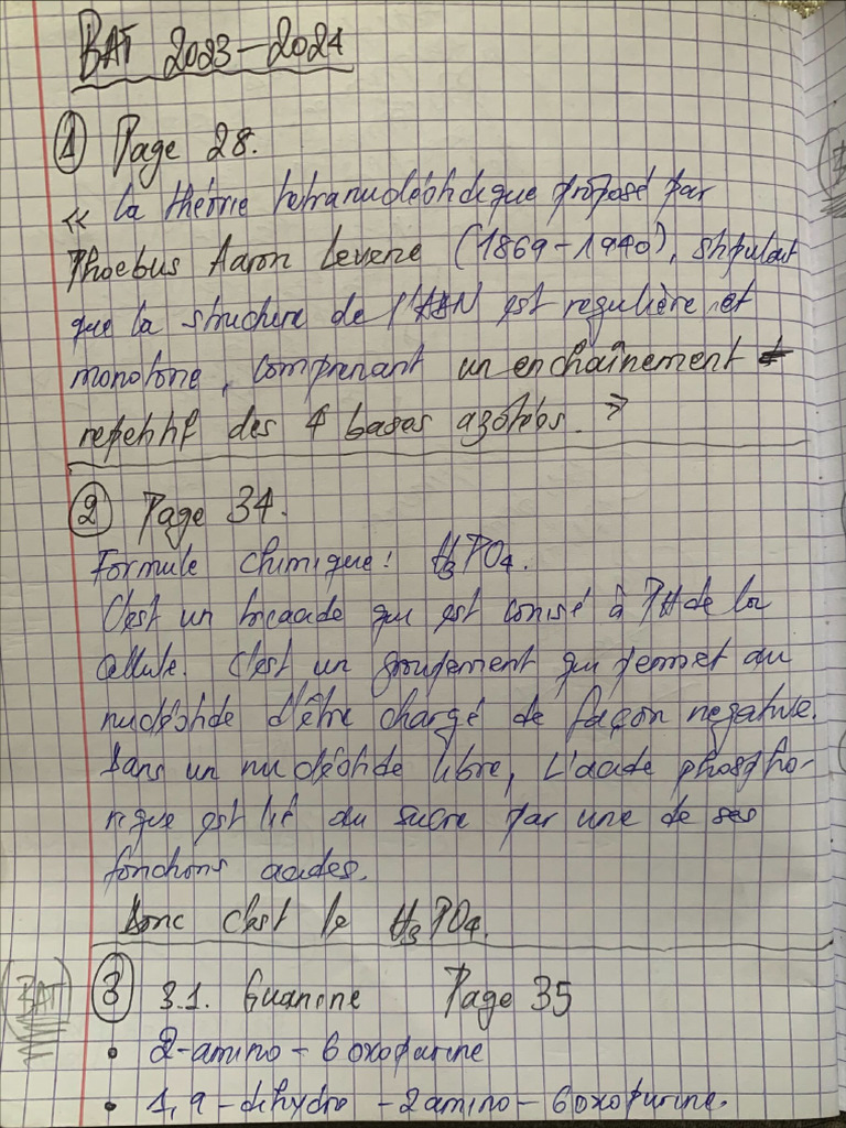 Résolution Biomol 2024 G2 | PDF