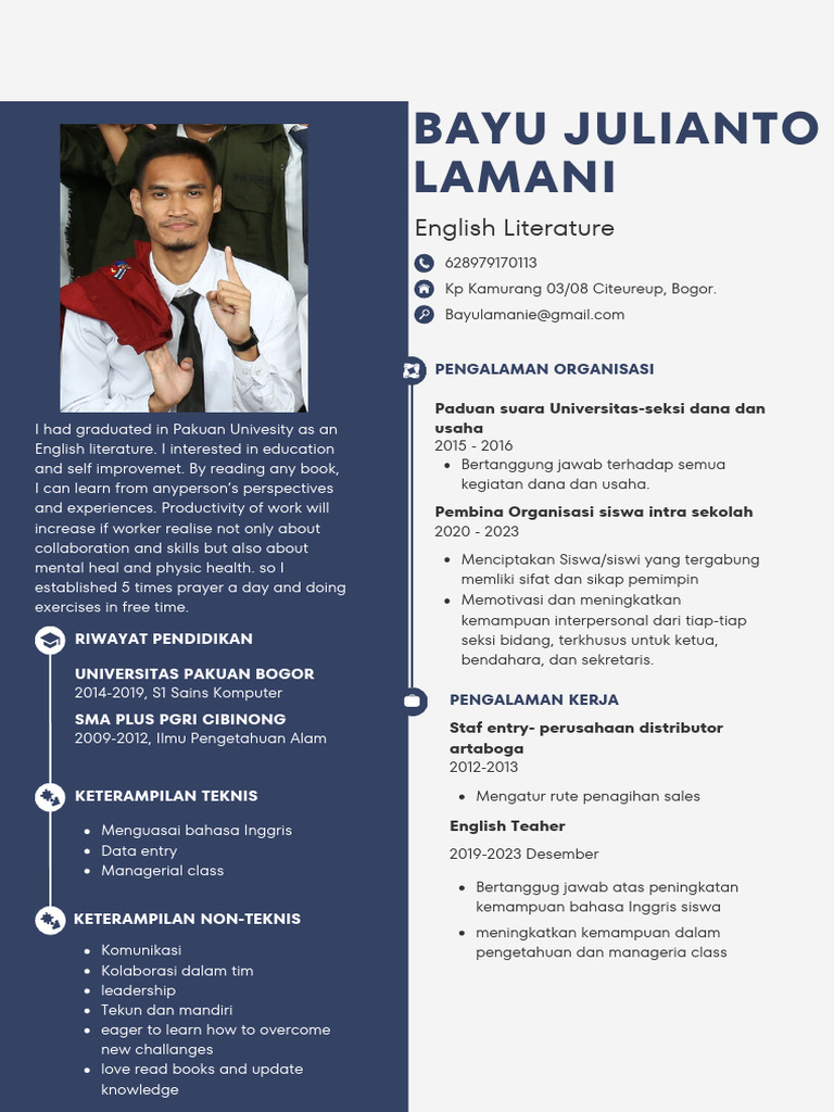 Curriculum Vitae Baru | PDF