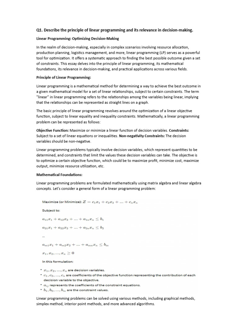 Qunatitative Approaches To Decesion Making - Gunjan | Download Free PDF | Monte Carlo Method ...