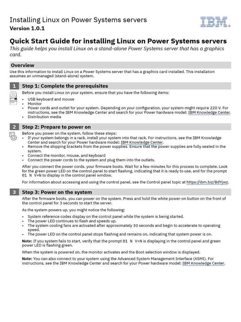 Quickstart Guide | PDF | Linux Distribution | Booting